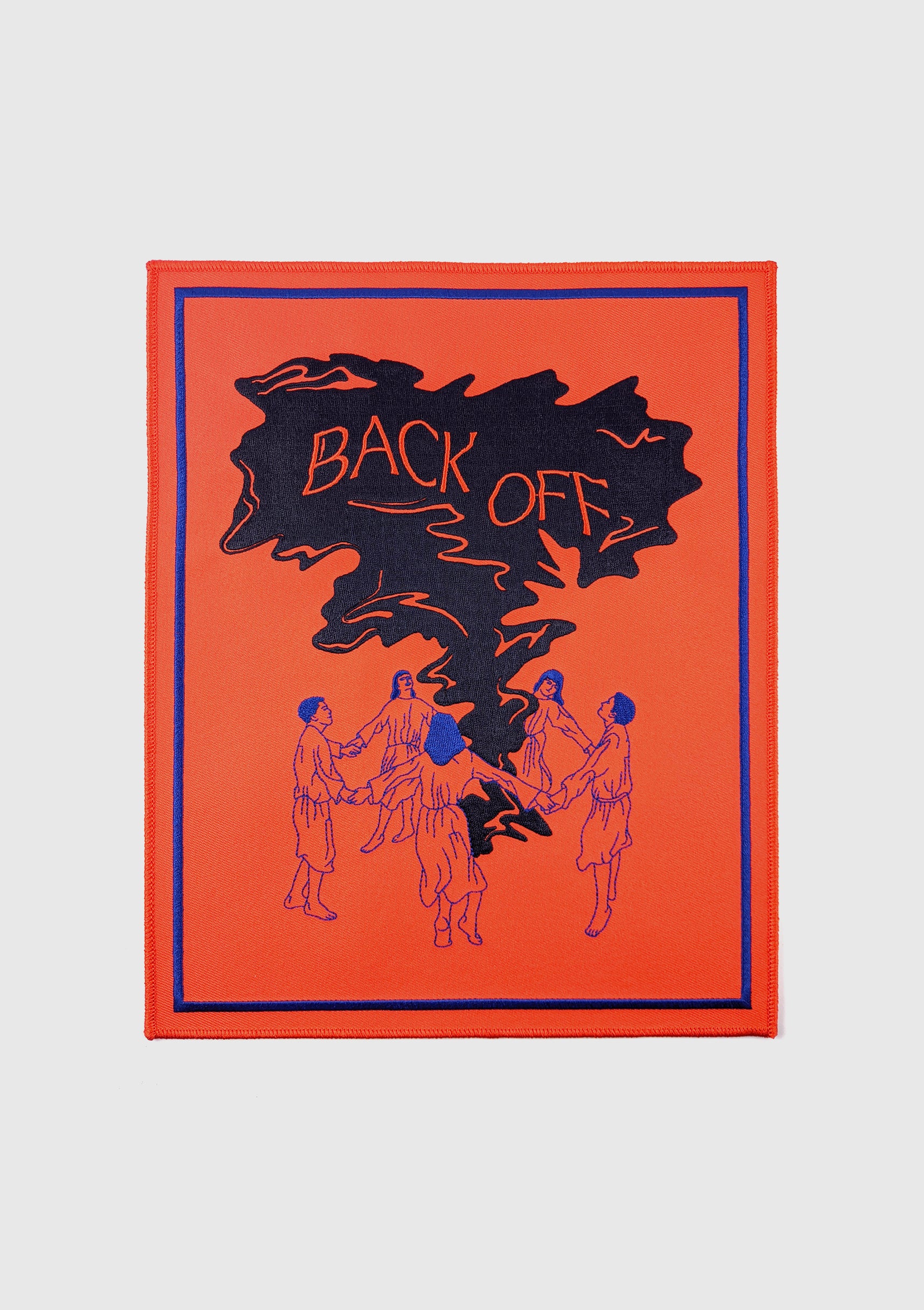 Back Off Iron On Patch - Badaboöm Studio