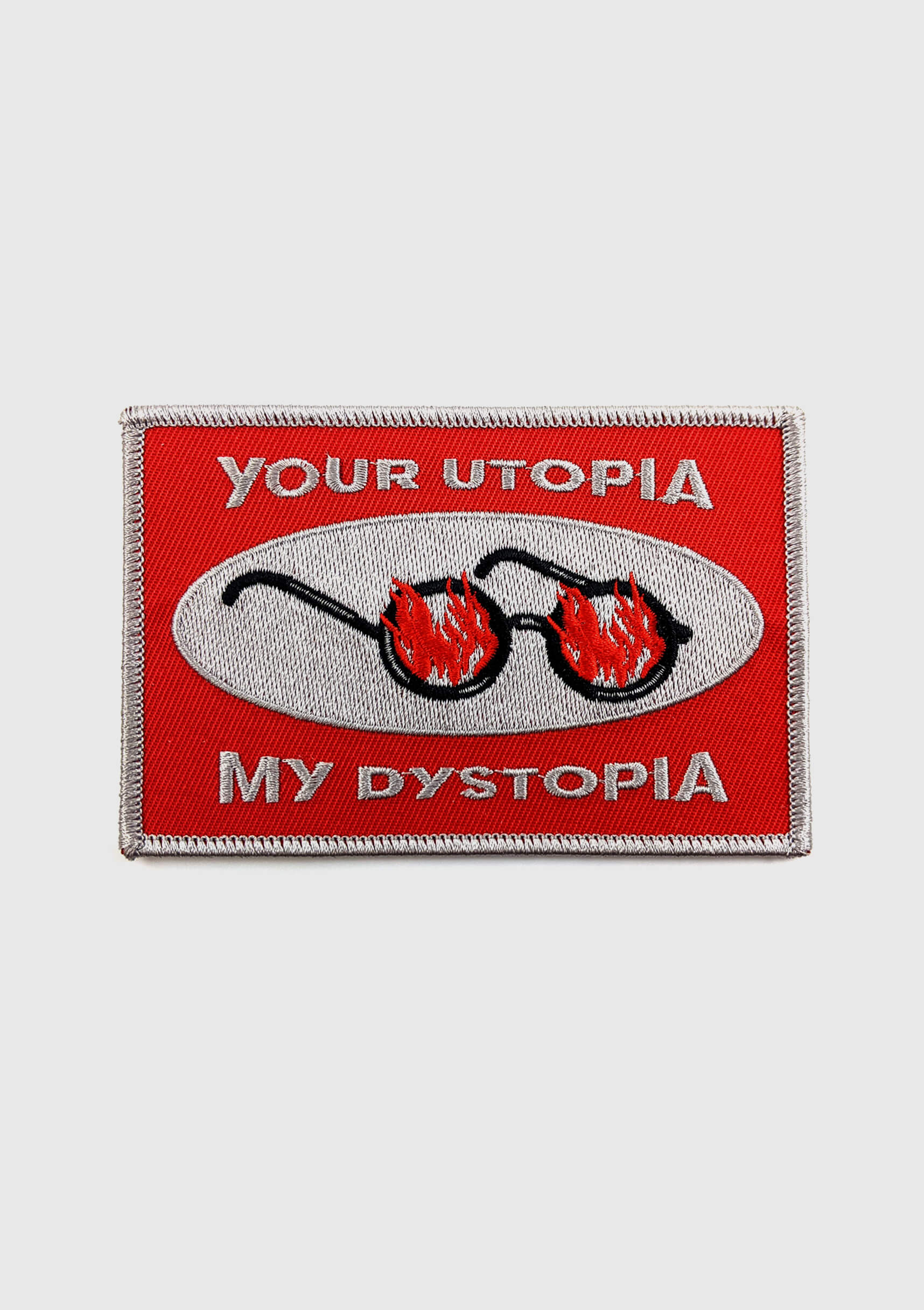 Dystopia Iron On Patch - Badaboöm Studio